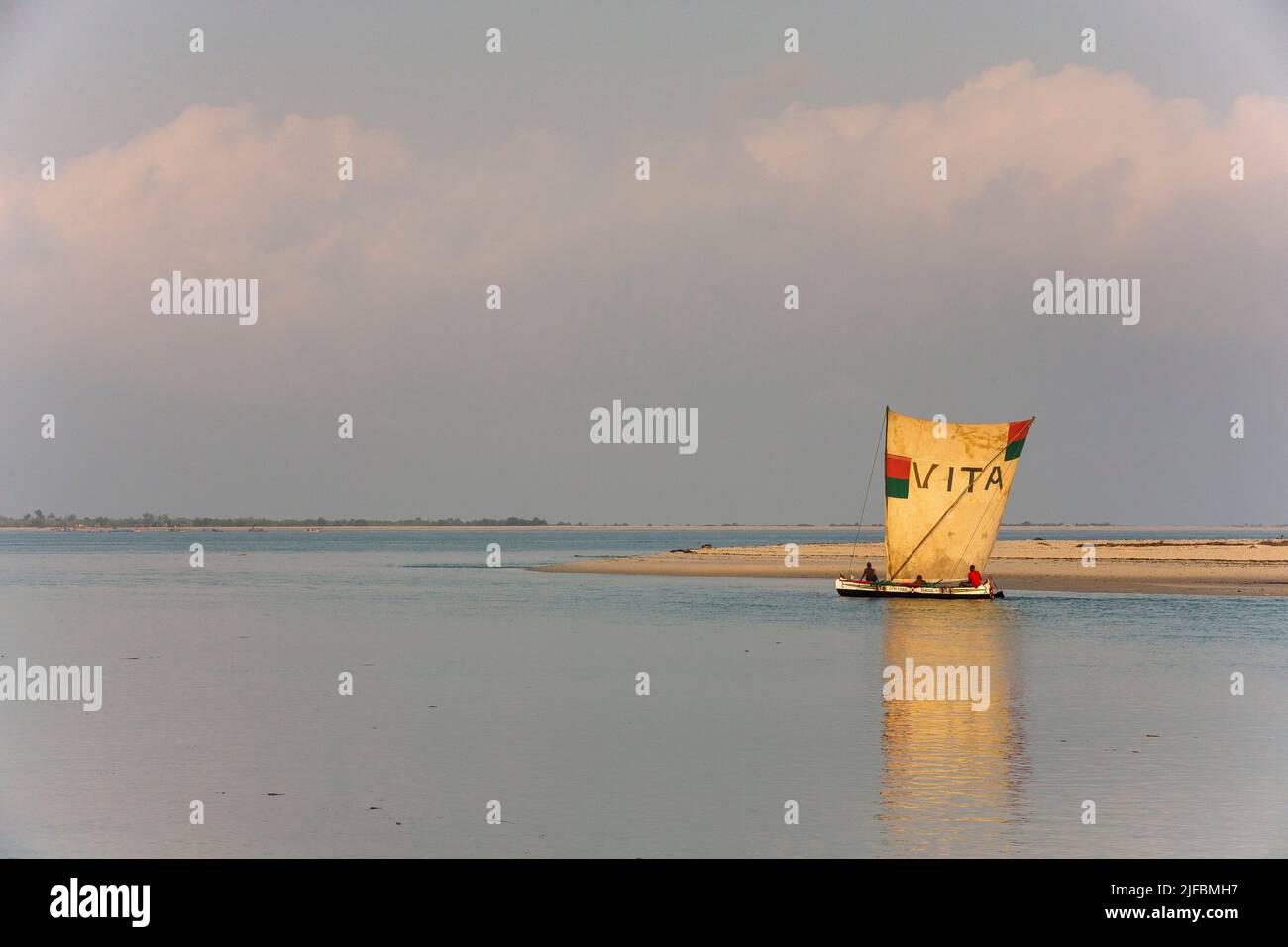 Madagascar, Menabe region, Belo-sur-Mer, Mozambique channel, Vezo ...