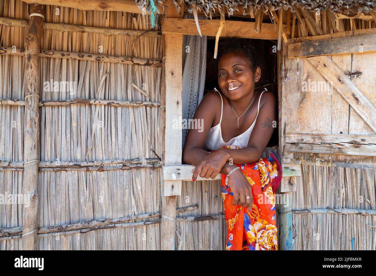 Madagascar, Menabe region, Belo-sur-Mer, Mozambique channel, portrait ...