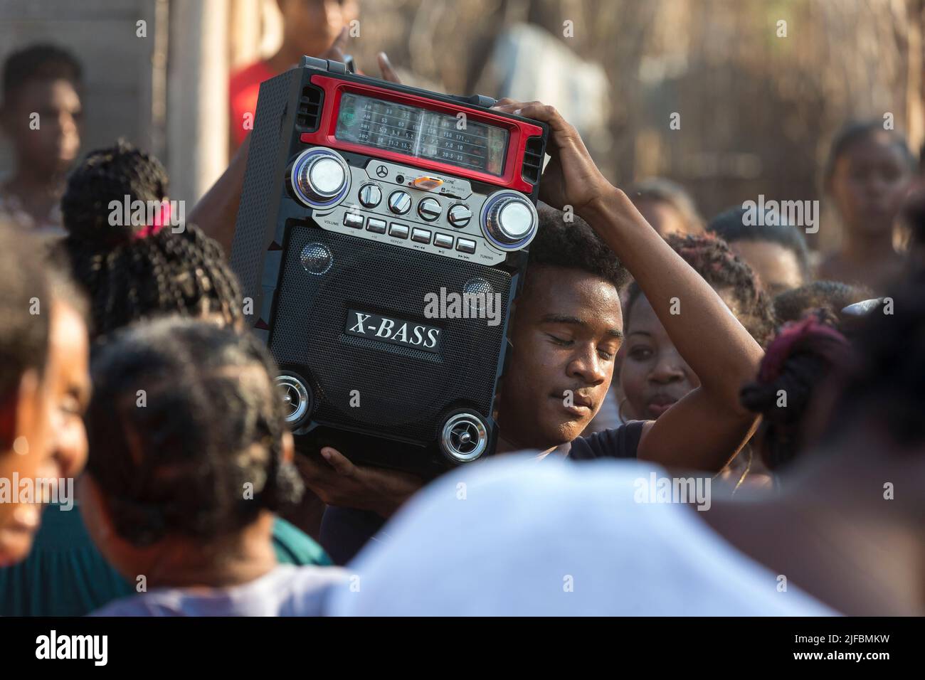 Madagascar, Menabe region, Belo-sur-Mer, Mozambique Channel, ceremony ...