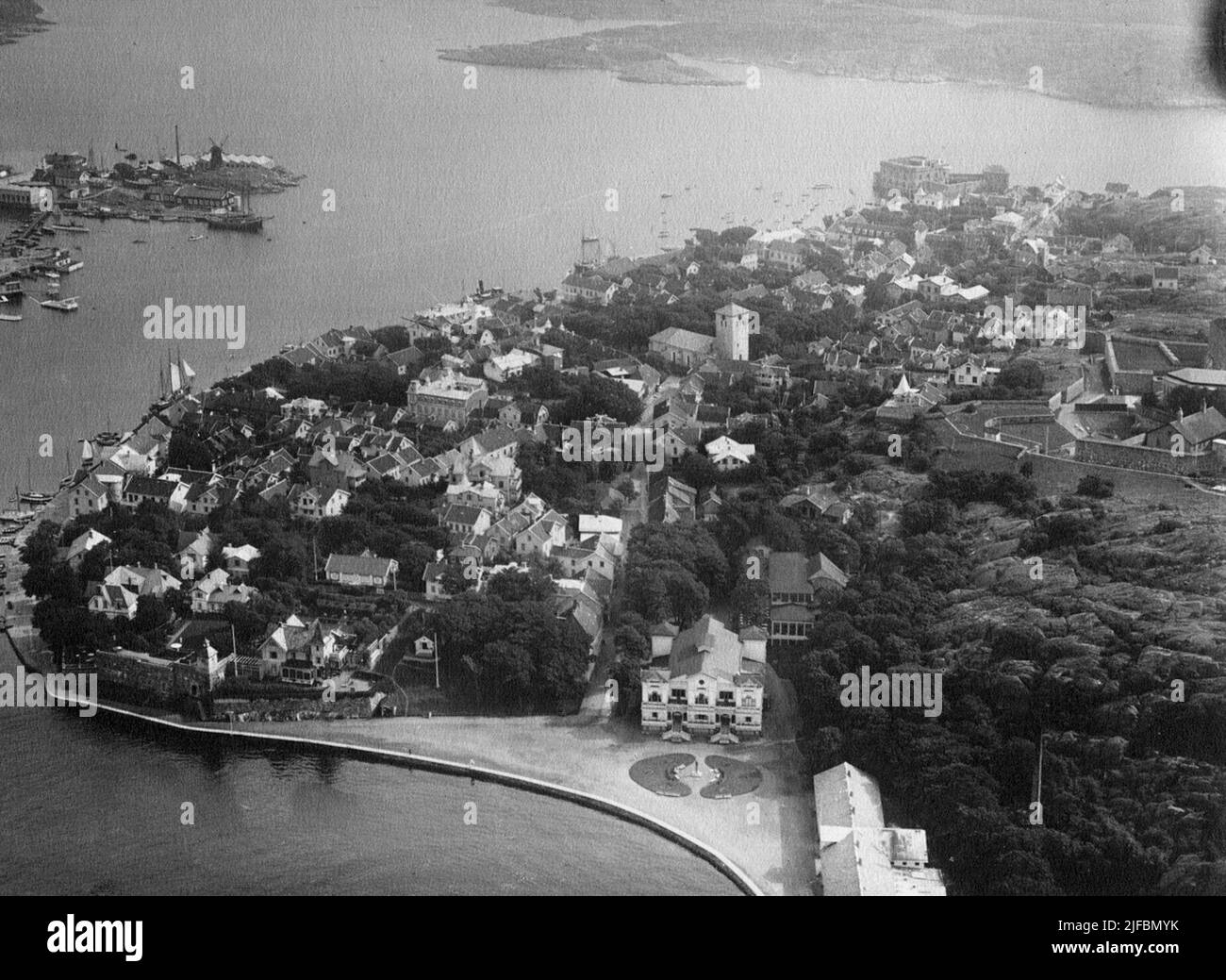 Aerial island view Black and White Stock Photos & Images - Alamy
