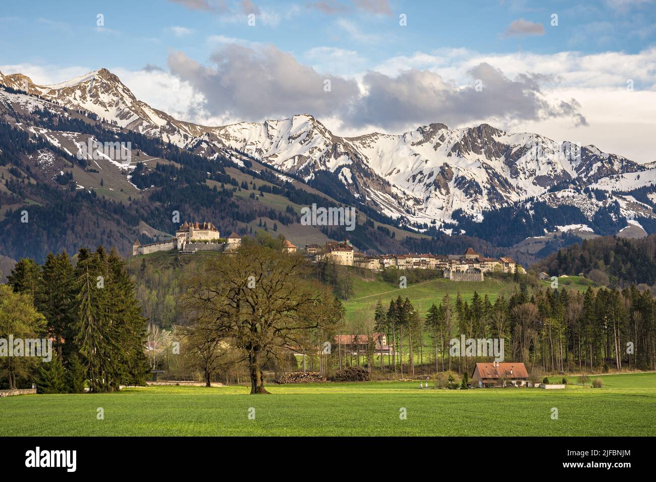 Switzerland canton friborg gruyères hi-res stock photography and images ...