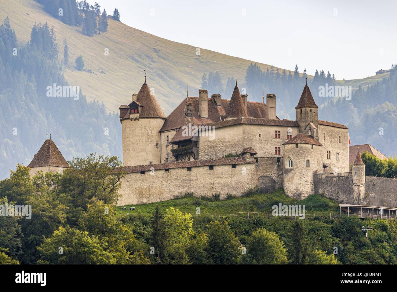 Switzerland canton friborg gruyères hi-res stock photography and images ...