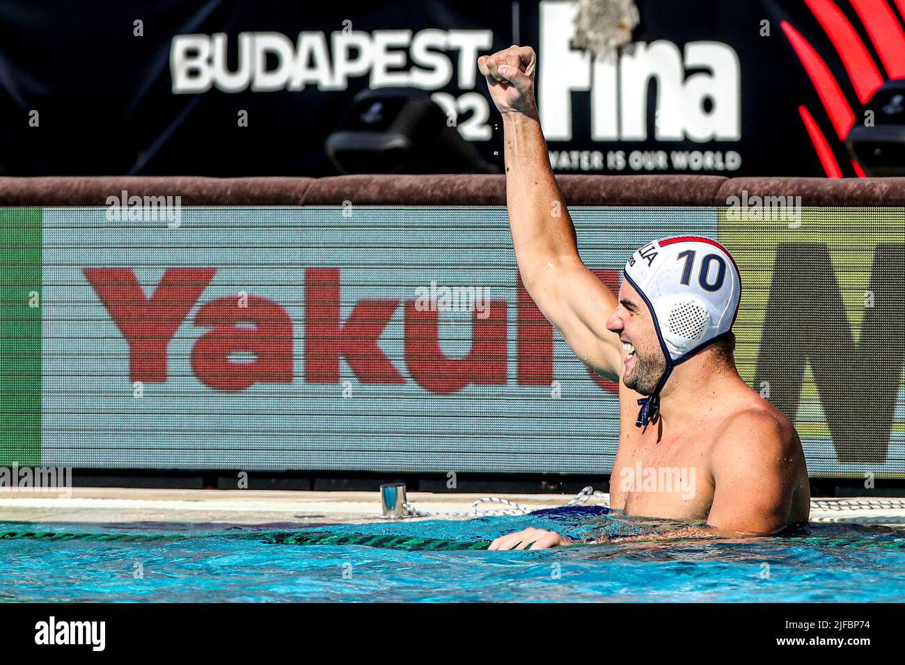 BUDAPEST, HUNGARY - JULY 1: Lorenzo Bruni of Italy celebrating during ...