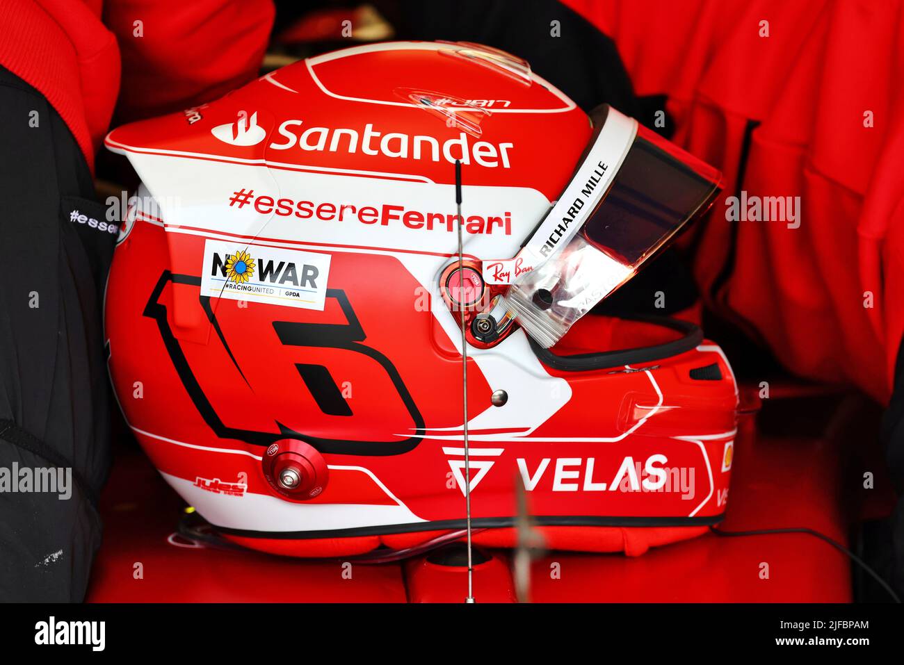 Charles leclerc helmet hi-res stock photography and images - Alamy