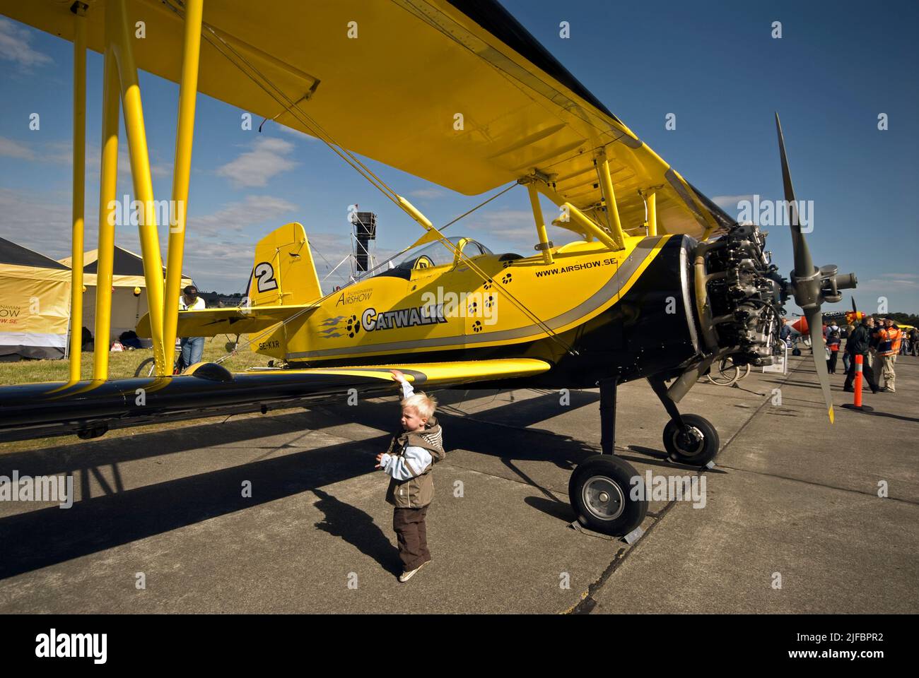 Pitts Python double decker (Grumman G-164A Super Ag-Cat) on the ground ...