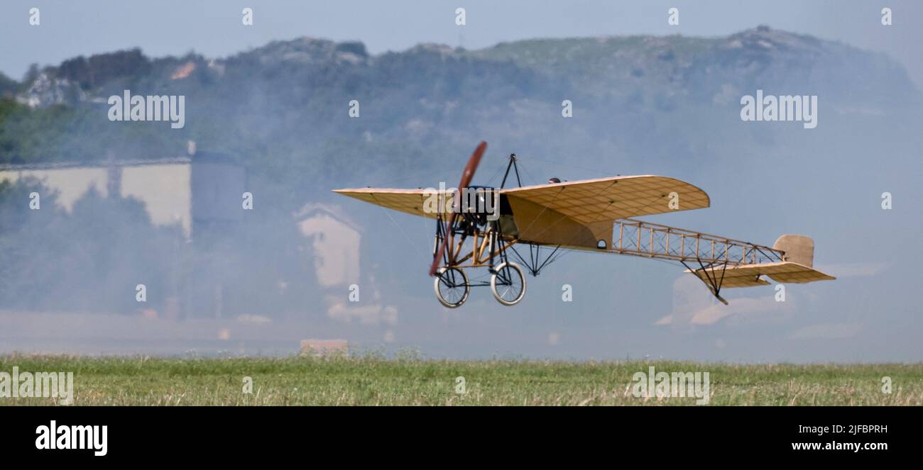 Bleriot IX at Sola Airshow in June 2007. This type of airplane took ...