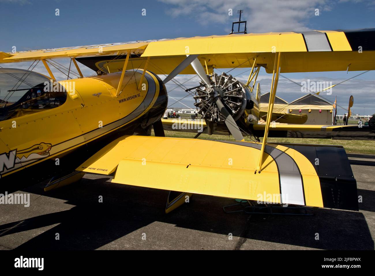 Pitts Python double decker (Grumman G-164A Super Ag-Cat) on the ground ...