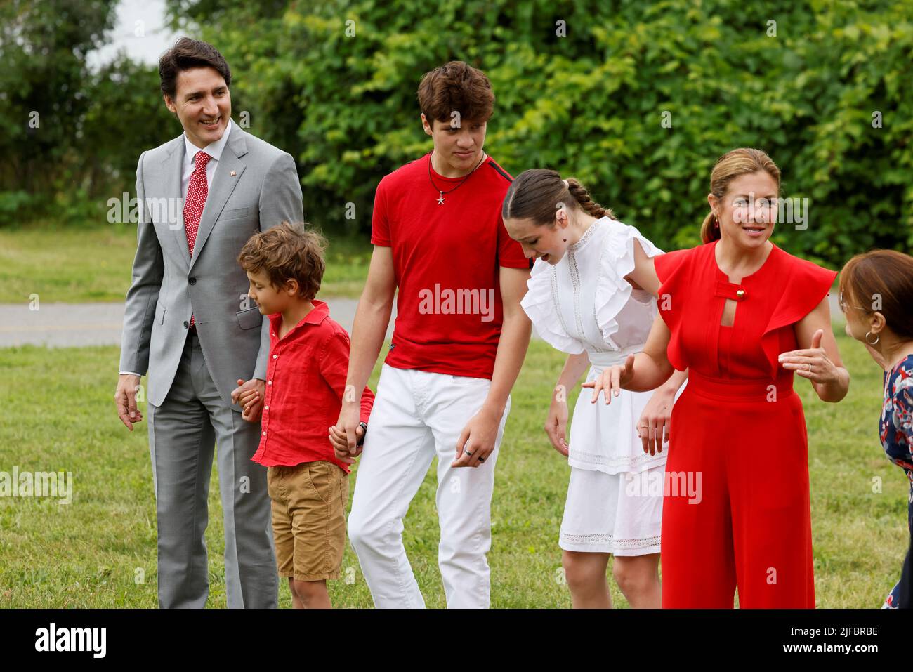 Justin trudeau family hi-res stock photography and images - Alamy
