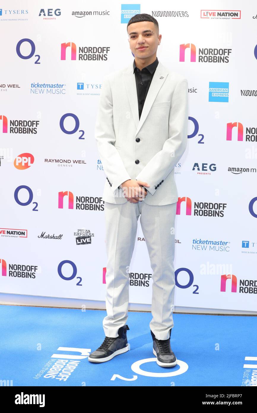 London, UK. 01st July, 2022. Junior Savva Andreas Andre attends The ...