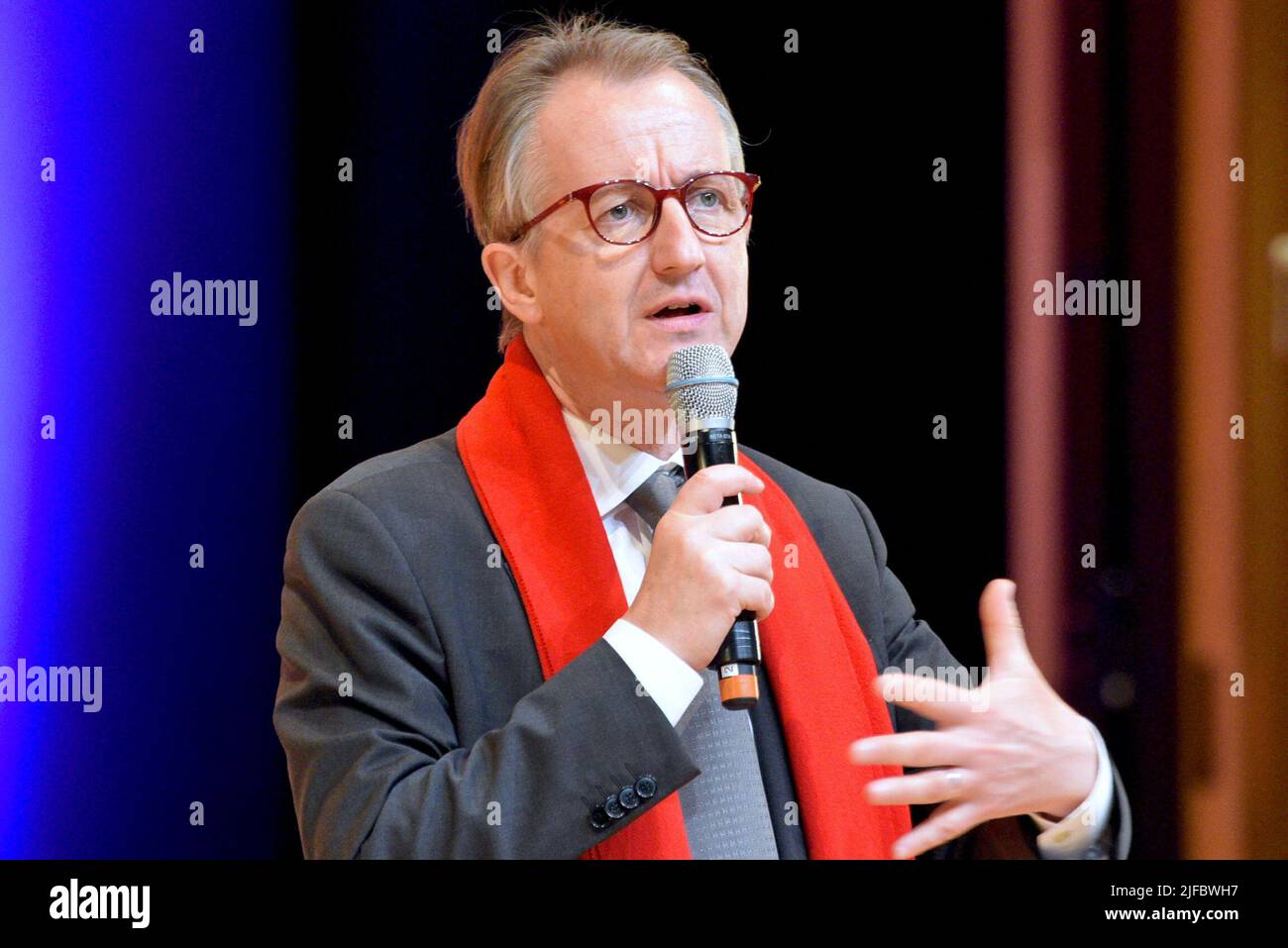 Christophe Barbier, French journalist and editorialist, notably on BFM ...