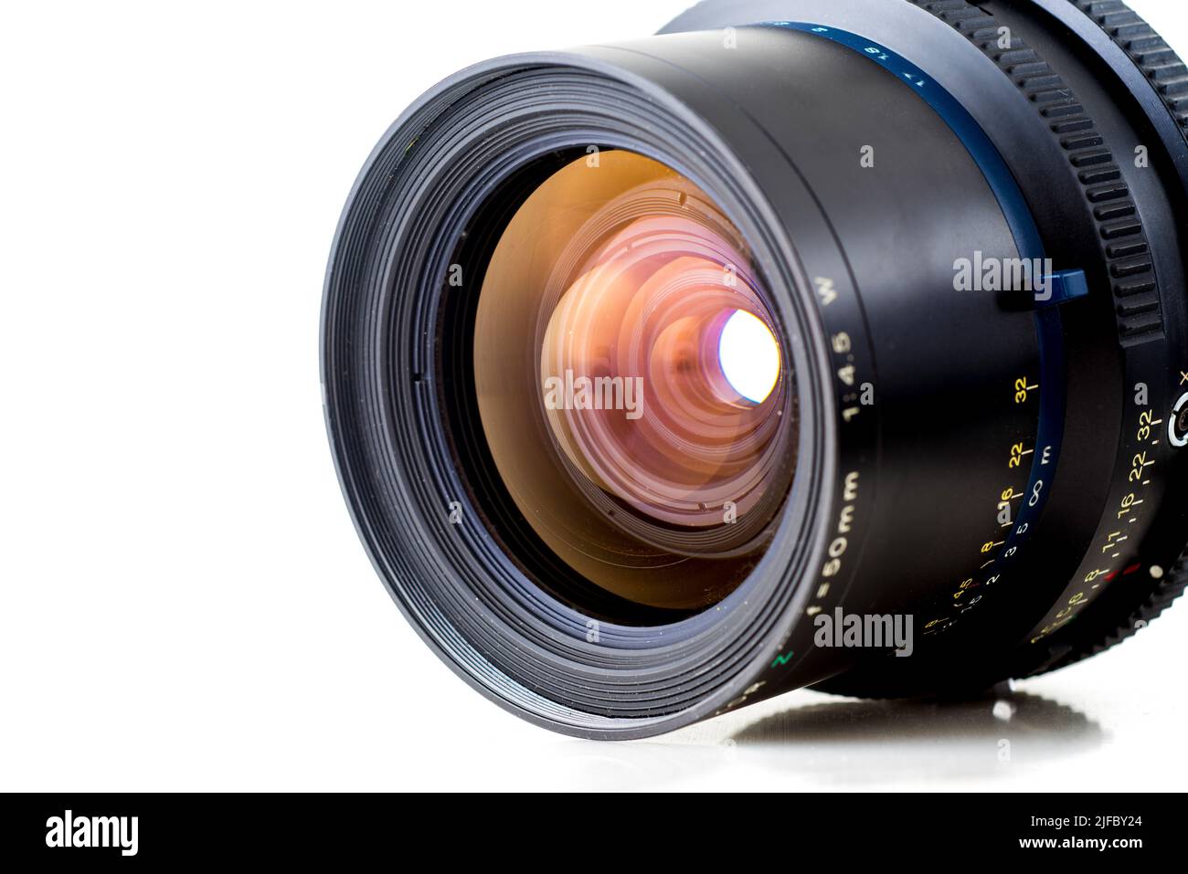 Black vintage camera lens Stock Photo - Alamy