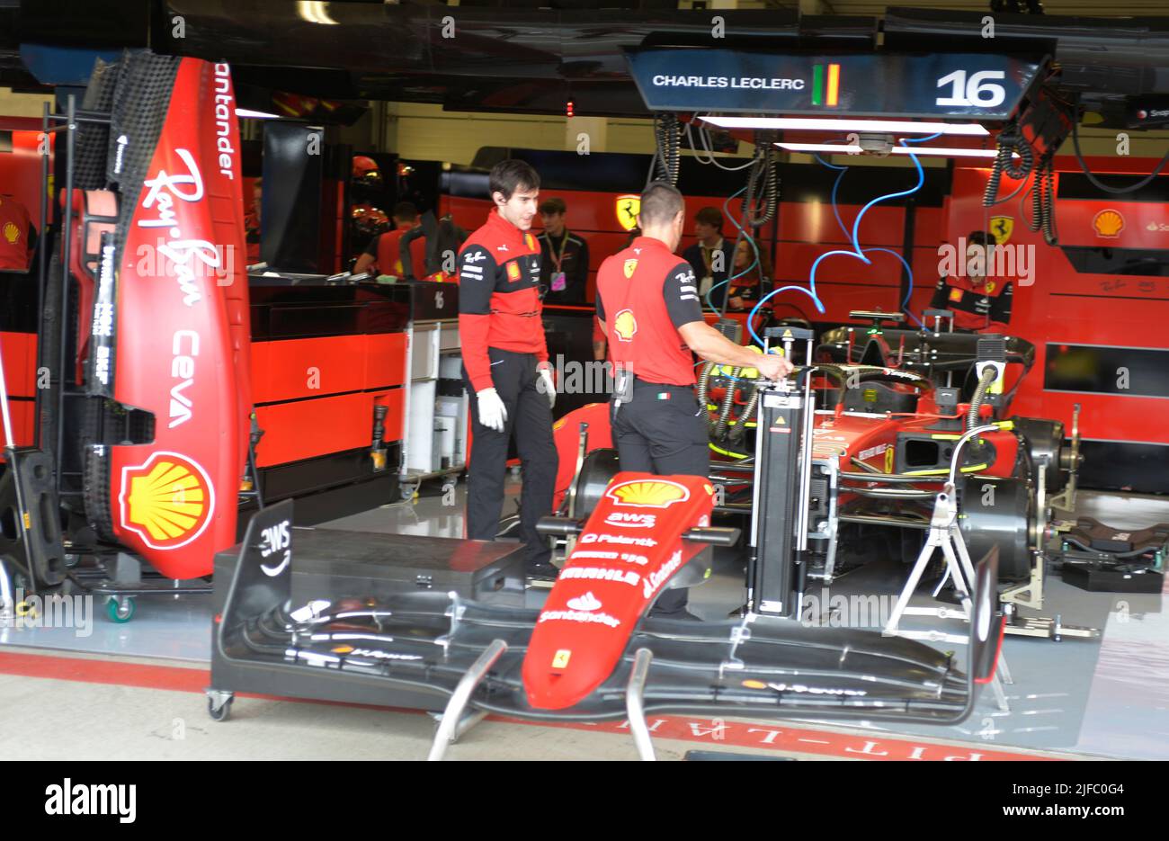 Ferrari f1 pit lane hi-res stock photography and images - Alamy