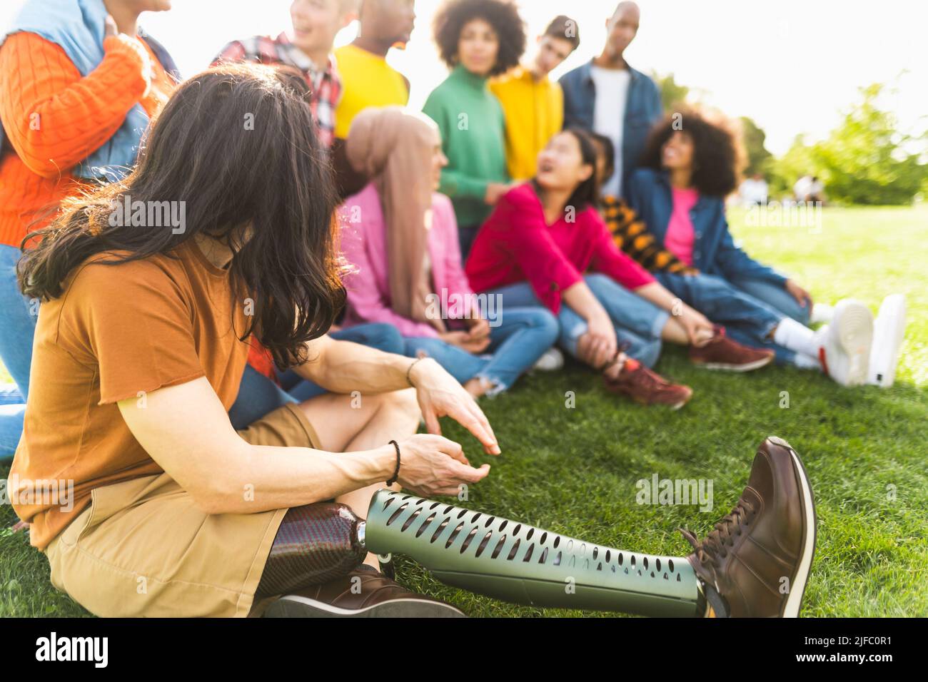 Amputee leg prosthetic hi-res stock photography and images - Alamy