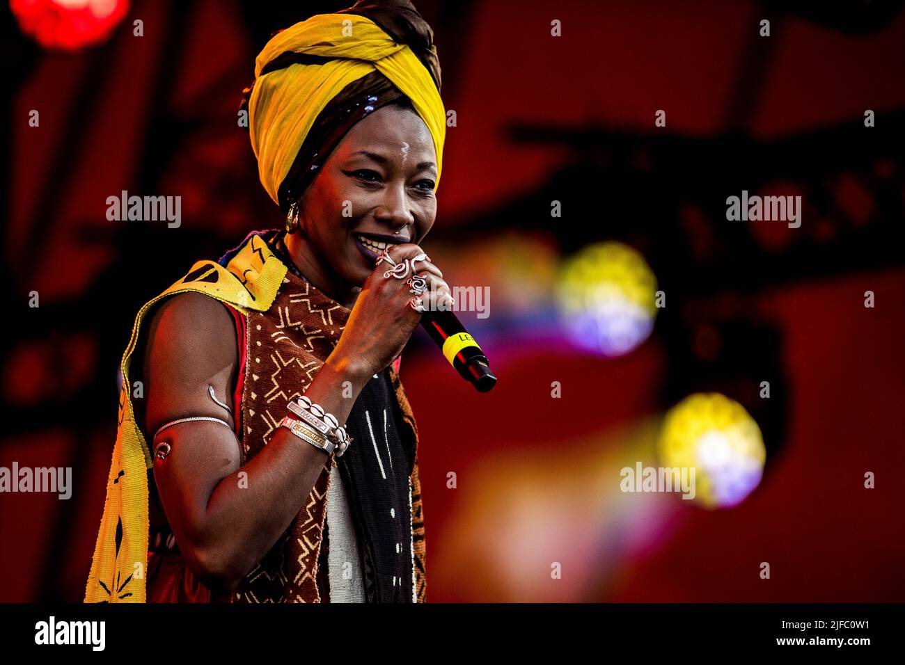 Roskilde, Denmark. 01st July, 2022. The Malian singer and musician ...