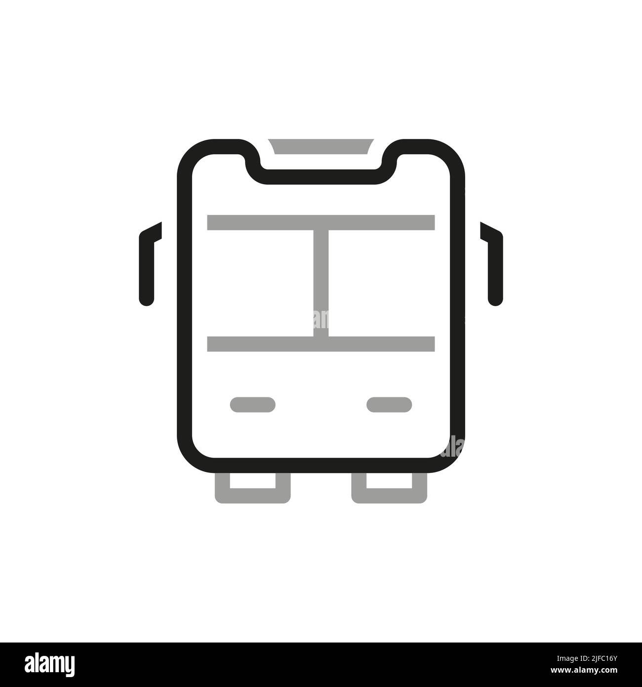 Simple of Public Transport Related Vector Line Icons. Public Transport ...