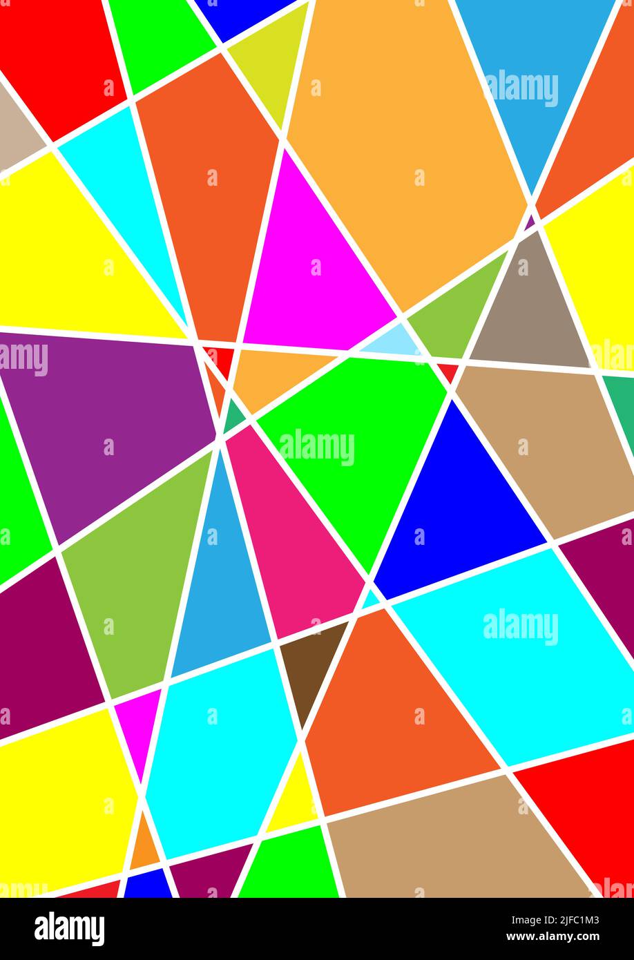 Abstract background triangle geometric multicolored polygon backdrop ...