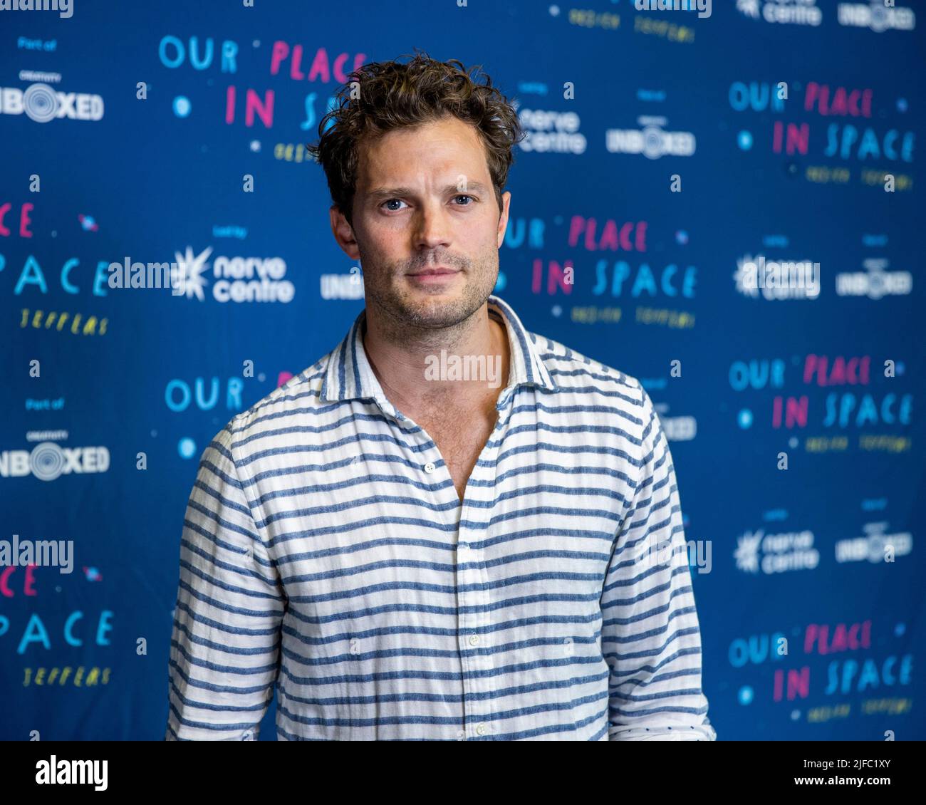 Jamie Dornan at the Lyric Theatre in Belfast before a candid discussion ...