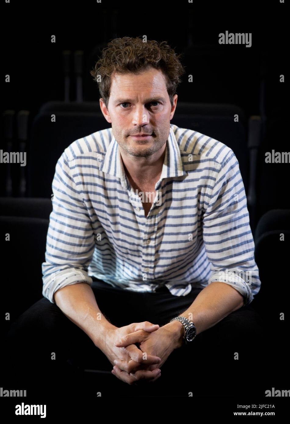 Jamie Dornan at the Lyric Theatre in Belfast before a candid discussion ...