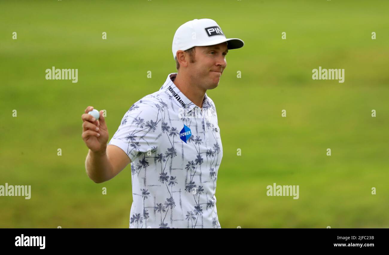 Ireland's Seamus Power on the 18th green during day two of the Horizon ...