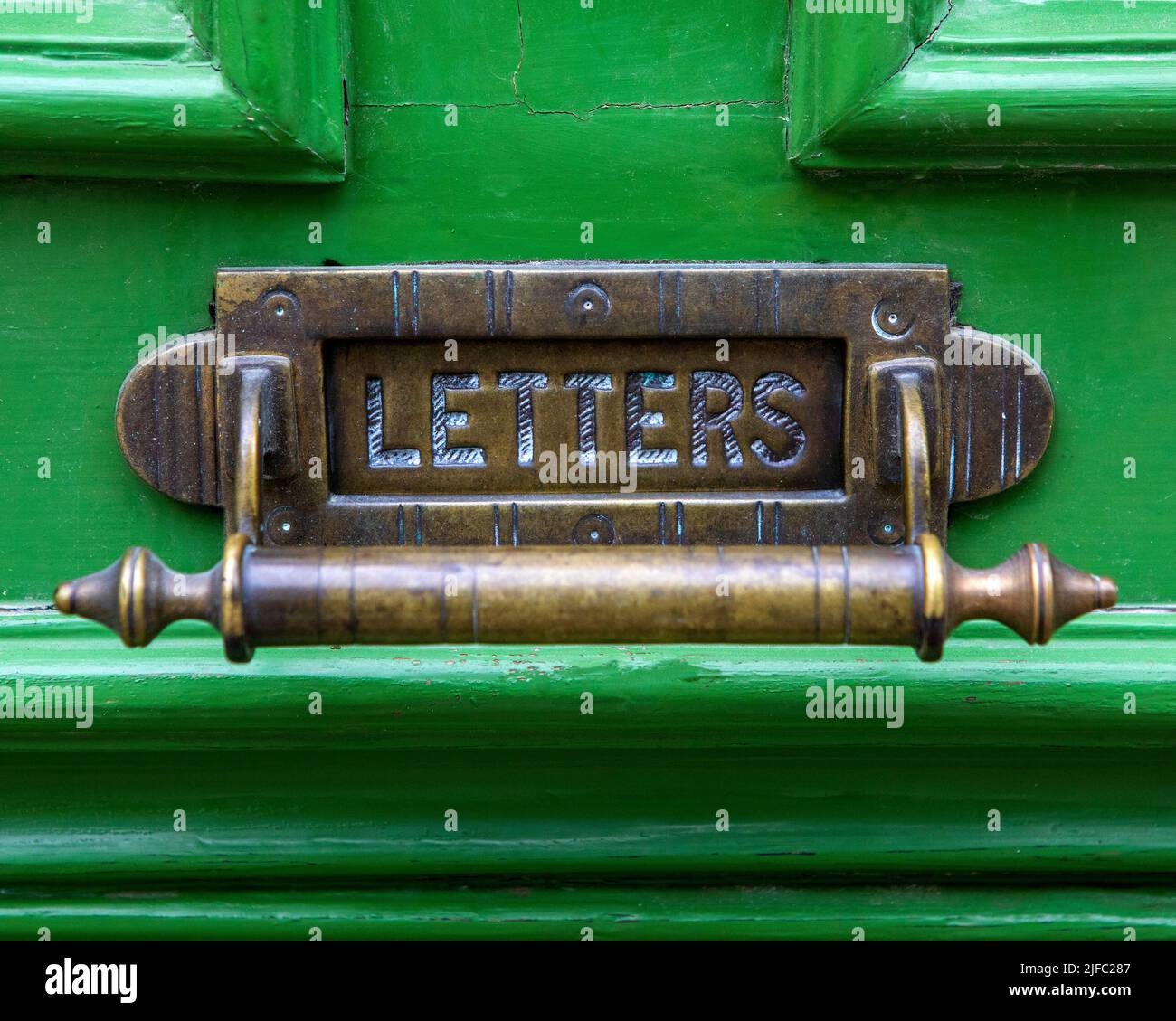 Close-up of an old Letter Box Stock Photo - Alamy