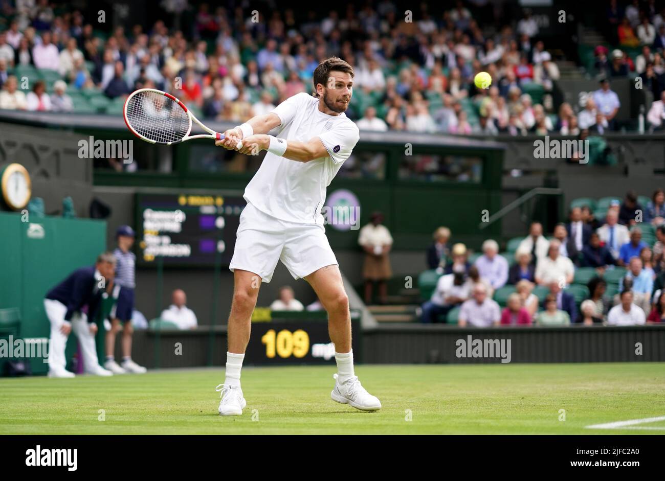 Cameron Norrie during his Gentlemen's Singles third round match against ...