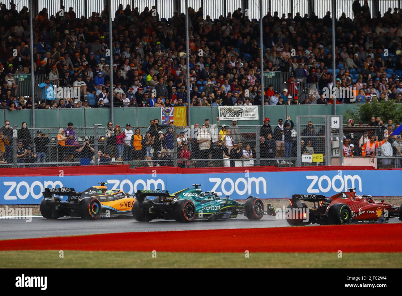 18 STROLL Lance (can), Aston Martin F1 Team AMR22, action 04 NORRIS ...