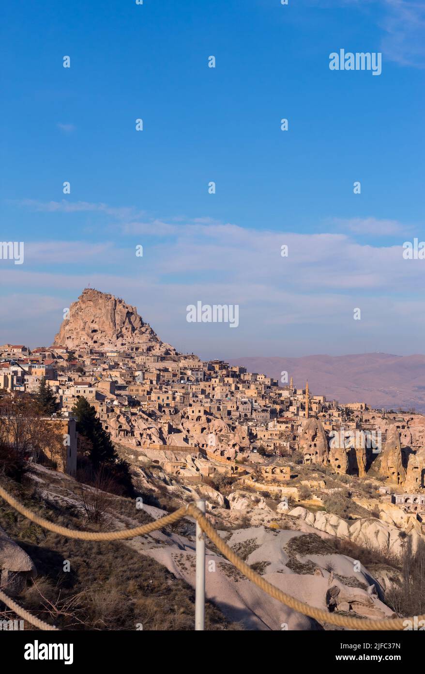 Amazing rocks in Zelve by night. Cappadocia Earth Pyramids. Goreme ...
