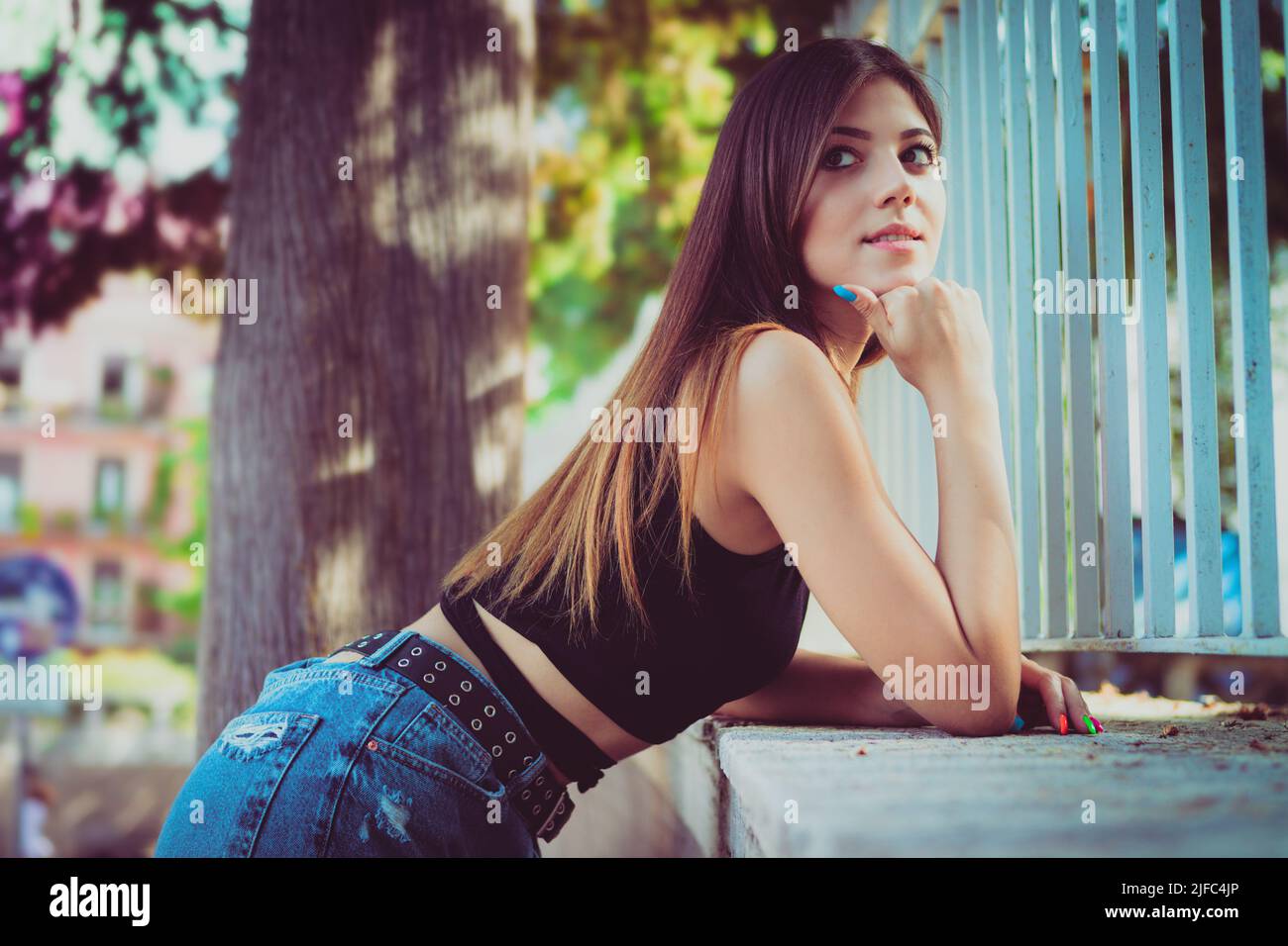 Dressing in jeans hi-res stock photography and images - Alamy