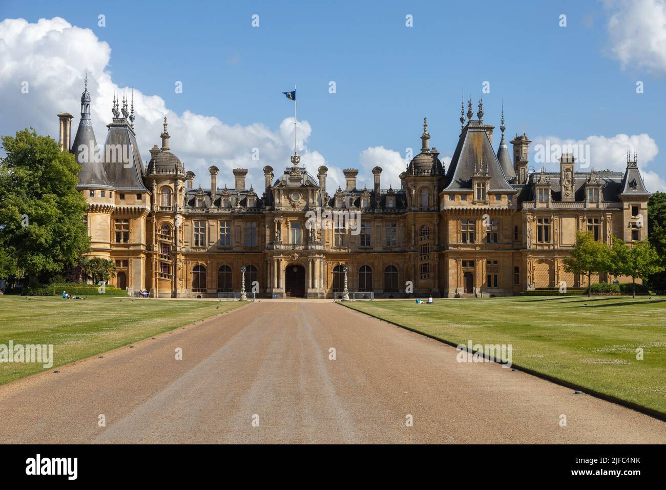 Waddesdon Manor is a country house in the village of Waddesdon, in ...