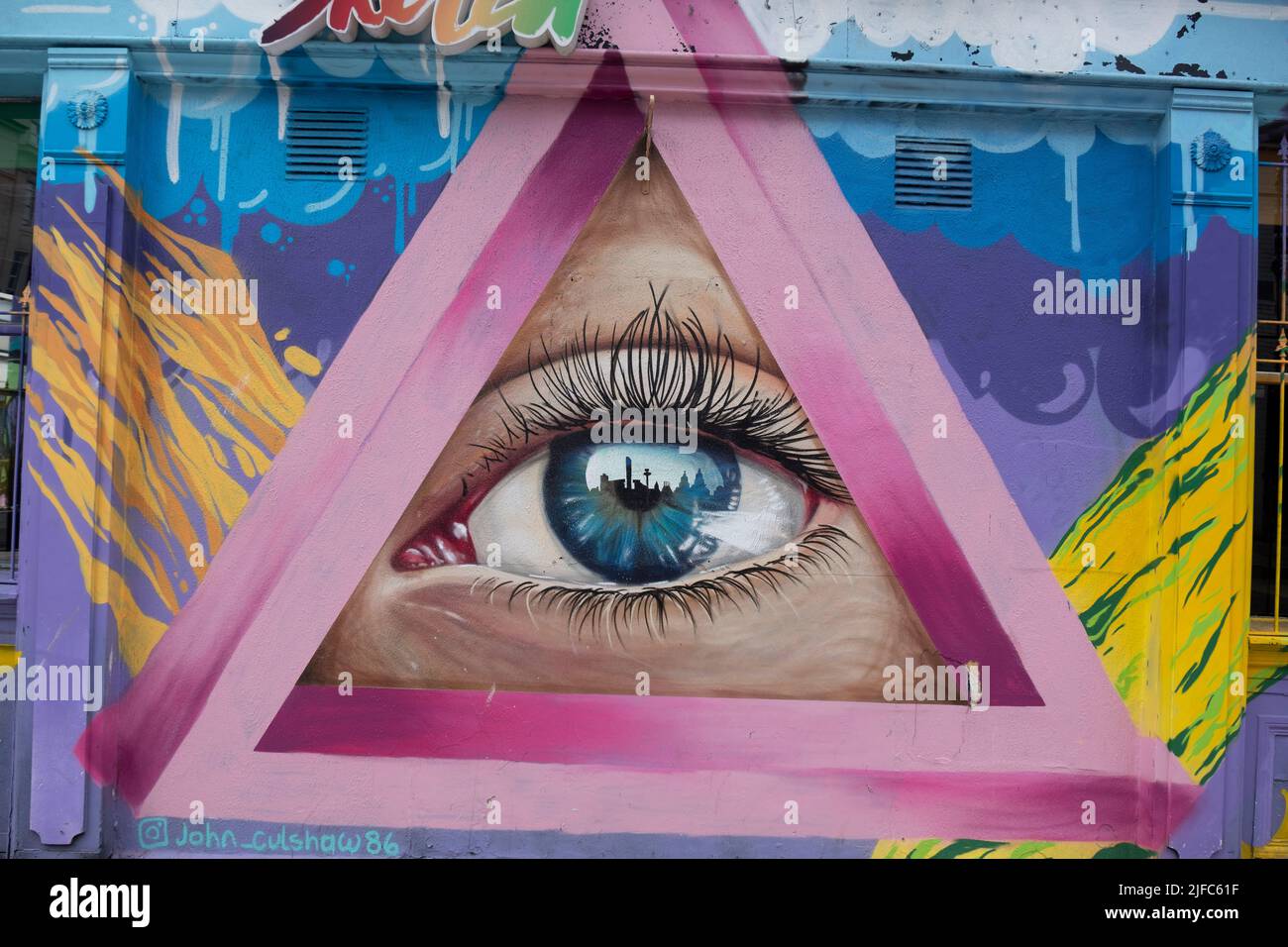 Mural art on streets of Liverpool,England Stock Photo - Alamy