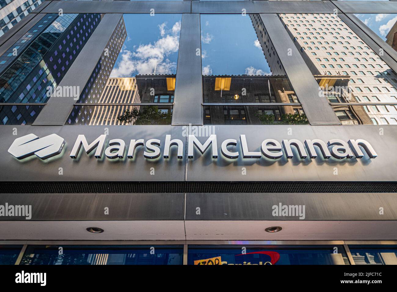 New York, USA. 01st July, 2022. Marquee at the main entrance to the ...