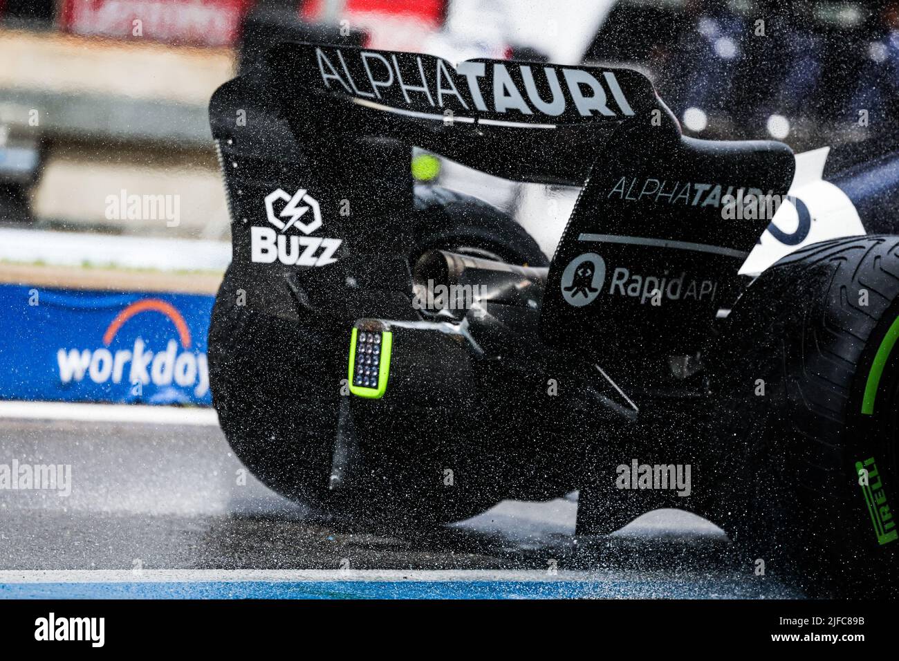 10 GASLY Pierre (fra), Scuderia AlphaTauri AT03, action during the Formula 1 Lenovo British ...