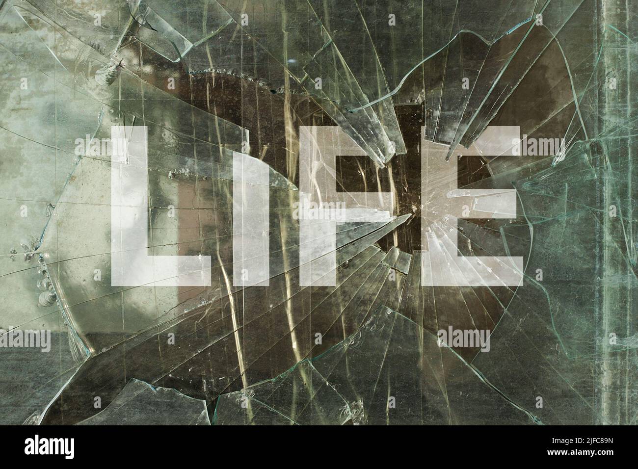Concept shattered life hi-res stock photography and images - Alamy