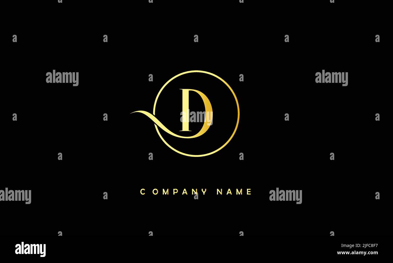 Letter d tech logo hi-res stock photography and images - Alamy