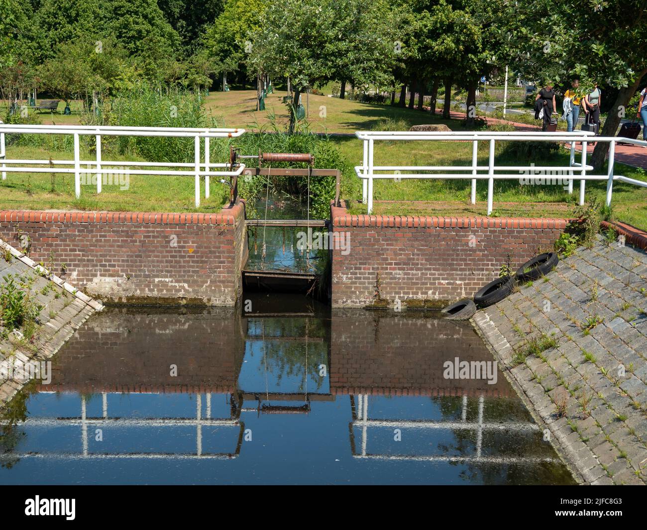 Pit for collecting rainwater Stock Photo - Alamy