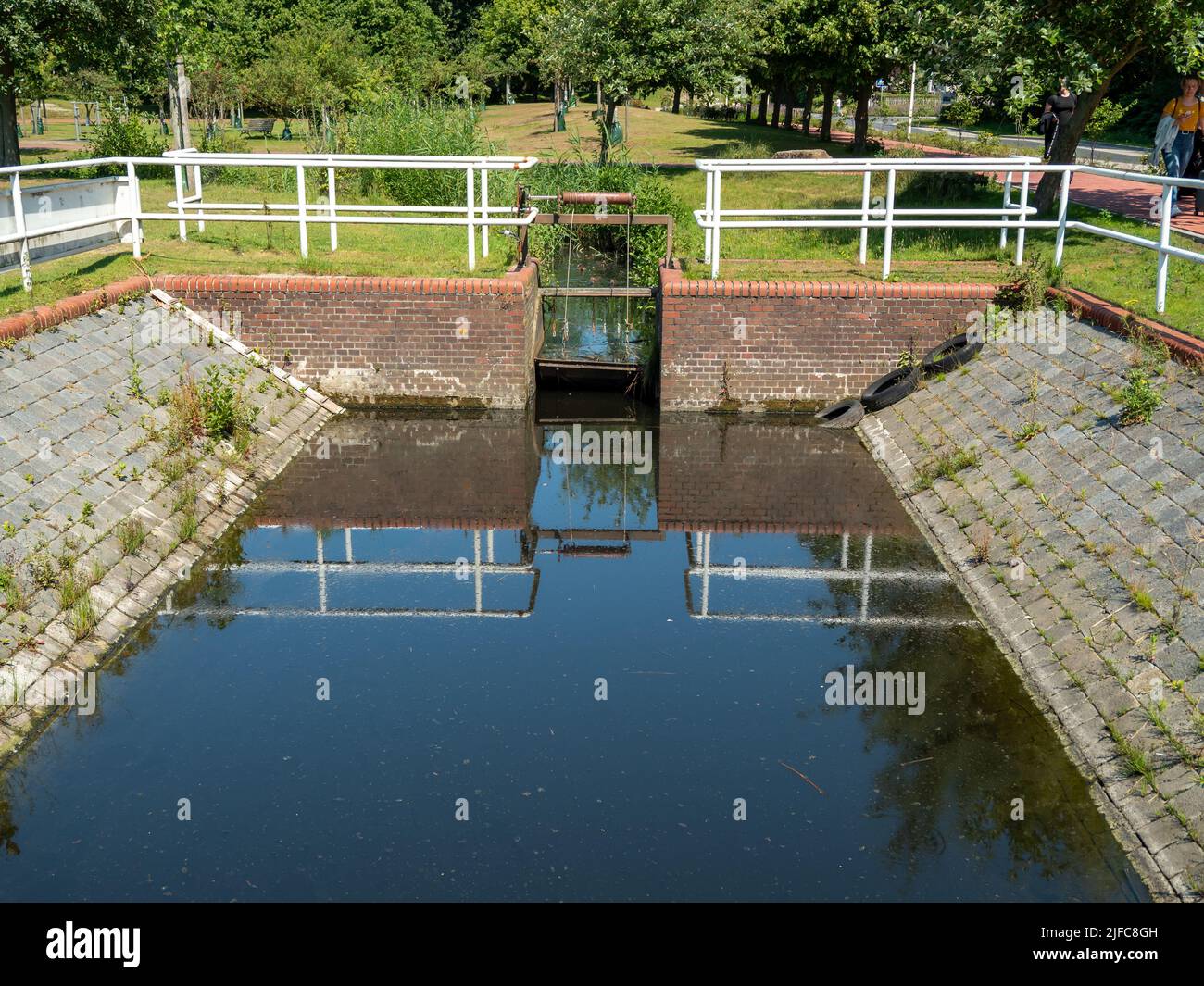 Pit for collecting rainwater Stock Photo - Alamy