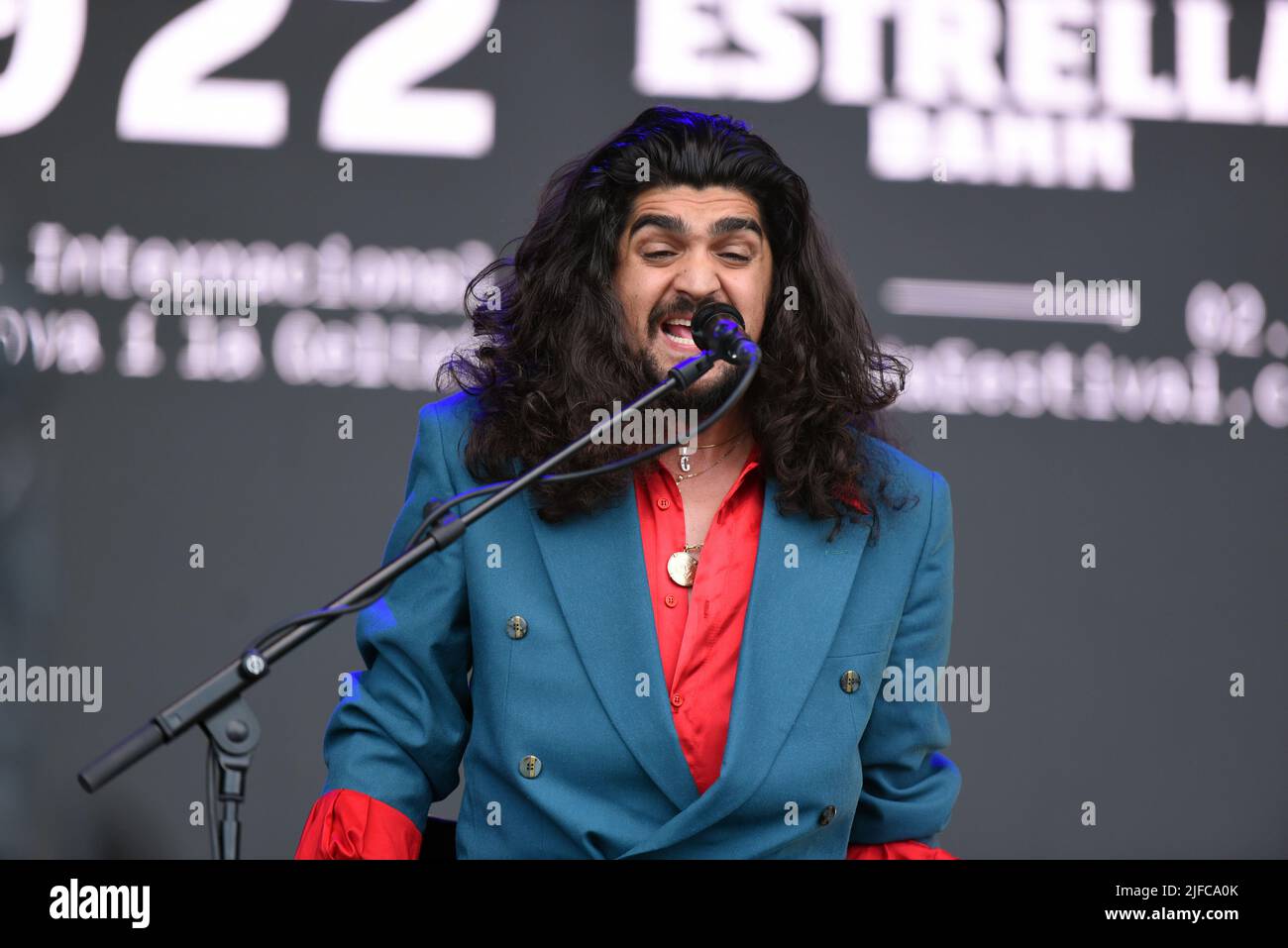 Flamenco singer Israel Fernandez seen during his performance at the ...