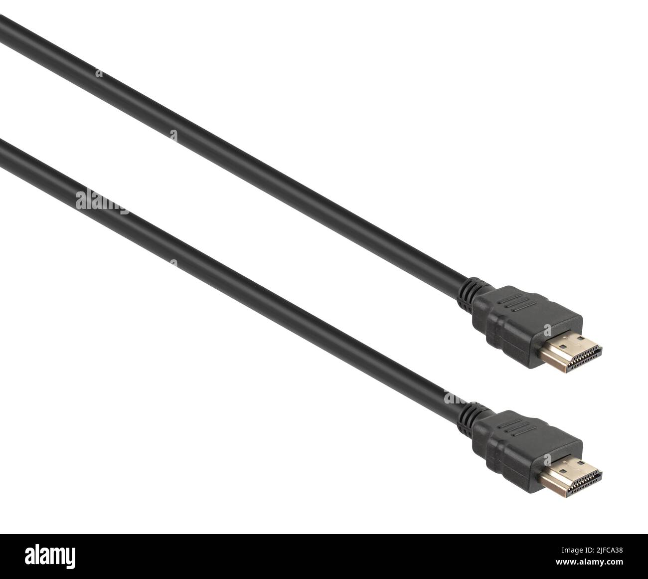 HDMI connector with cable isolated on white background Stock Photo - Alamy