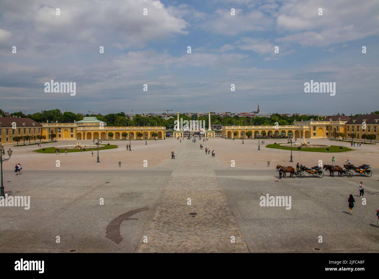 Schonbrunn Palace was the main summer residence of the Habsburg rulers ...