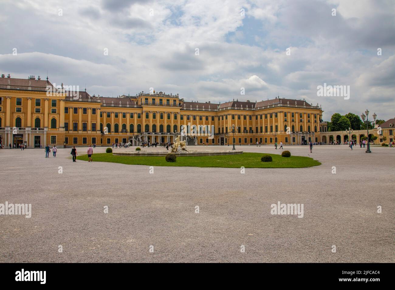 Schonbrunn Palace was the main summer residence of the Habsburg rulers ...