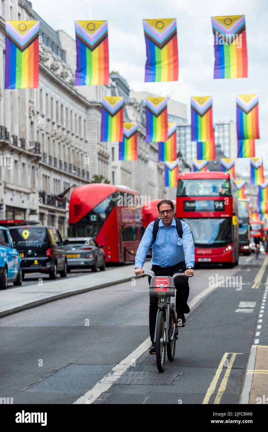 Lgbt london march flag hi-res stock photography and images - Alamy