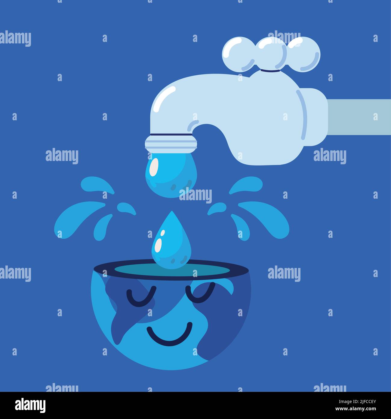 world water drop and faucet Stock Vector Image & Art - Alamy