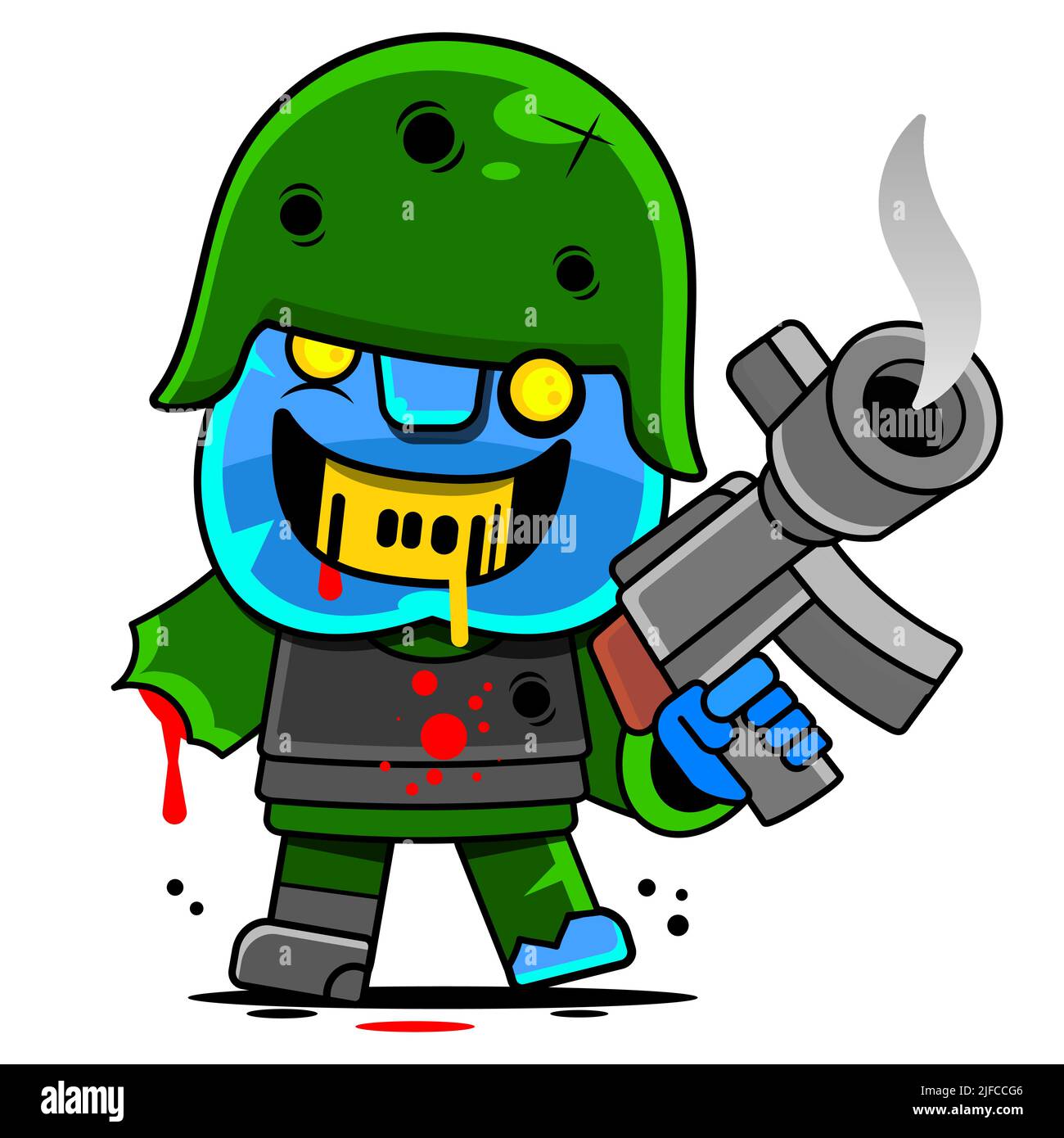Vector illustration of halloween zombies. Vector illustration of ...