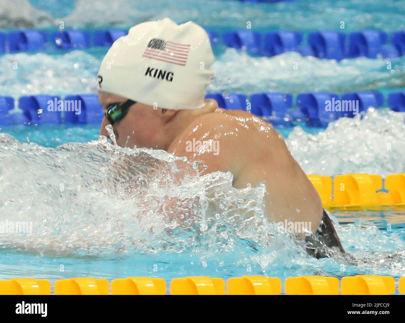 Lilly King of USA Heat 200 M Breaststroke Women during the 19th FINA ...