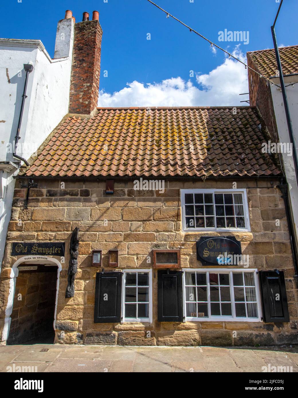 Whitby, UK - June 10th 2022: The Old Smuggler Cafe in Whitby, North ...
