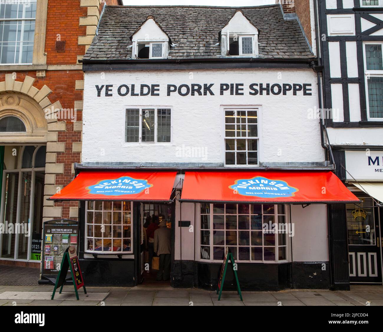 Melton Mowbray, UK - June 11th 2022: Ye Olde Pork Pie Shoppe in Melton ...