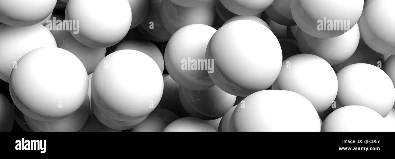 White small balls on white background Stock Photo - Alamy
