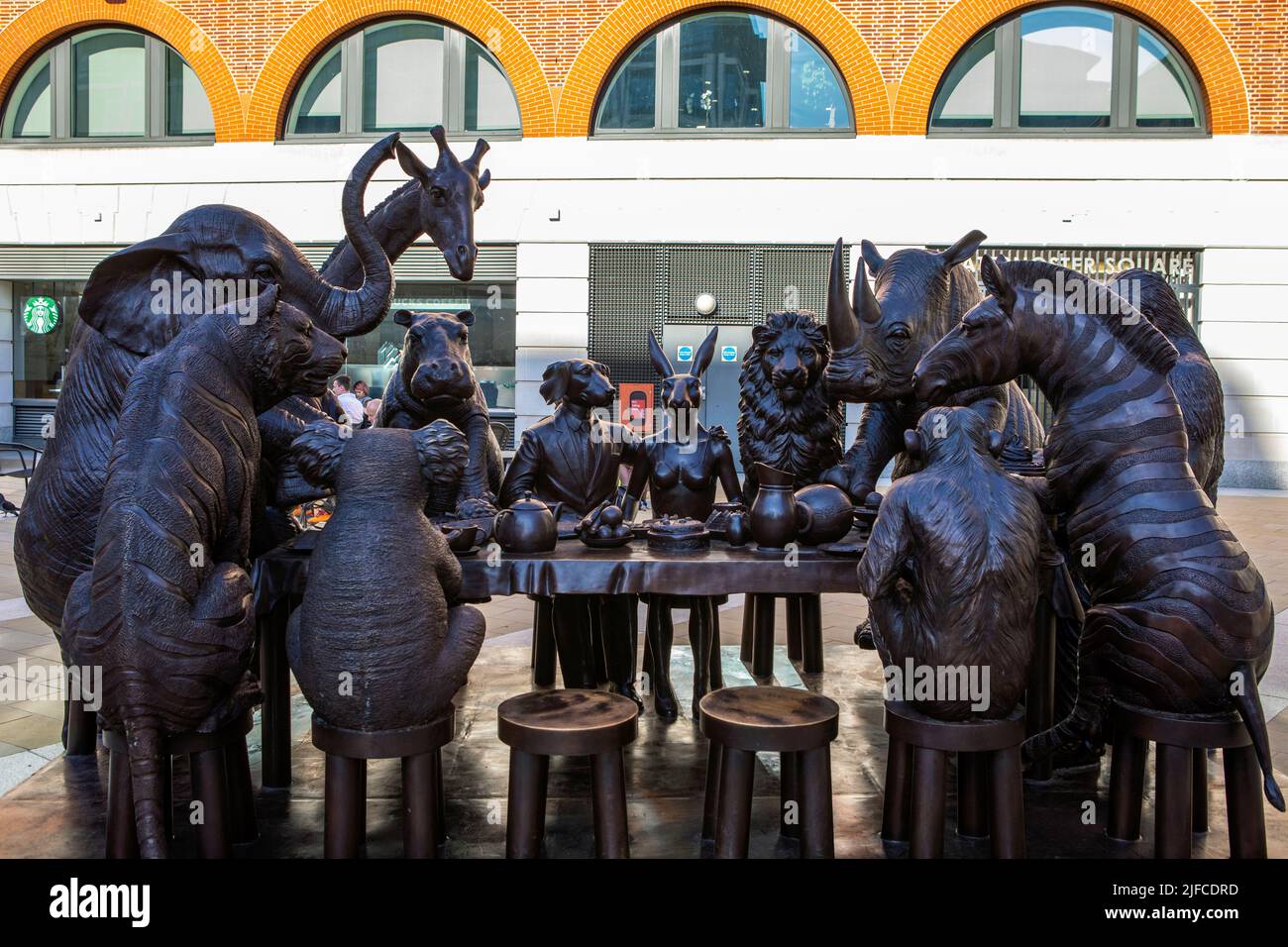 London, UK - June 14th 2022: Wild Table of Love sculpture located in ...