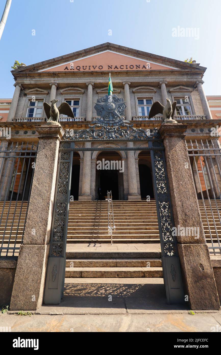 National Archives of Brazil - Rio de Janeiro Stock Photo - Alamy