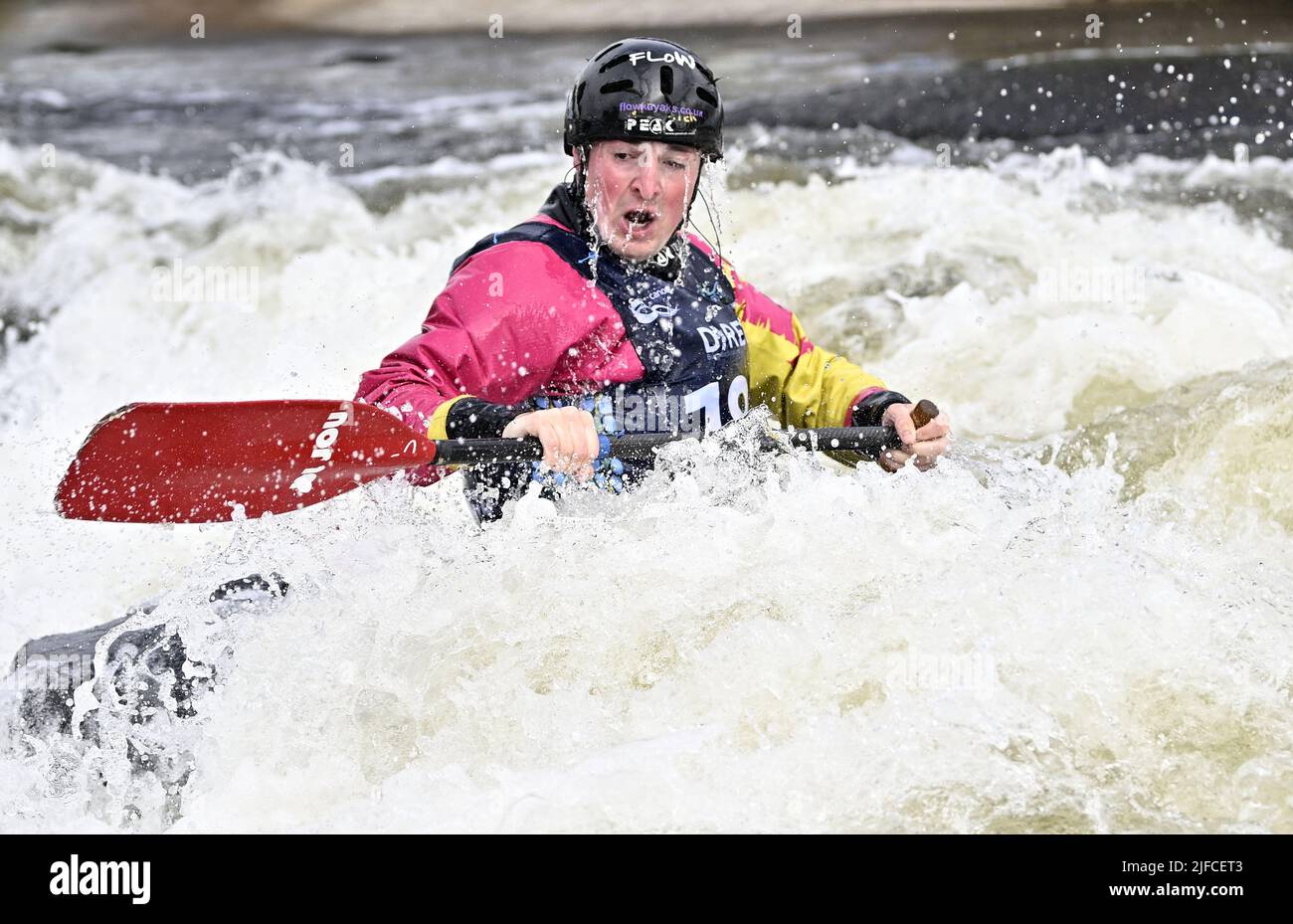 Nottingham, UK. 01st July, 2022. The ICF 2022 canoe freestyle World ...